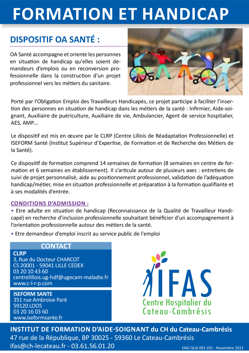 FORMATION ET HANDICAP